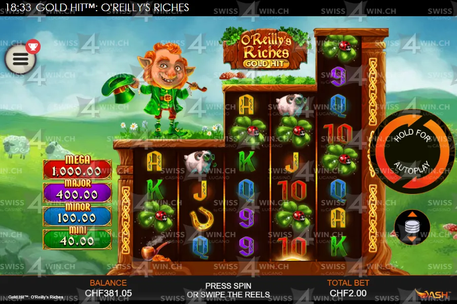 Gold Hit: O'Reilly's Riches | Demo | 150 Freispiele ohne Einzahlung