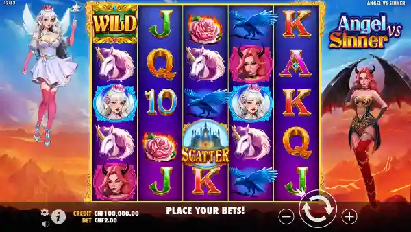 Angel vs Sinner | Play Free Demo | No Download | Swiss4Win